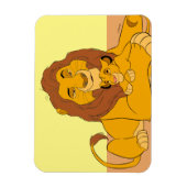 Mufasa & Simba Resting Magnet | Zazzle