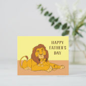 Mufasa & Simba Resting Postcard | Zazzle