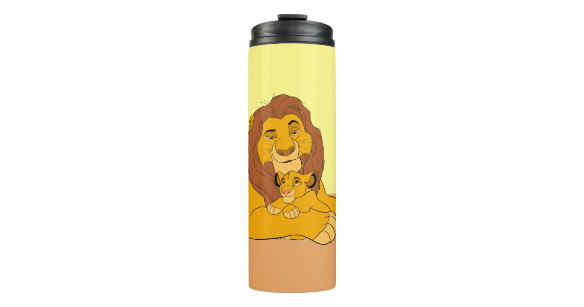 Mufasa & Simba Resting Thermal Tumbler | Zazzle
