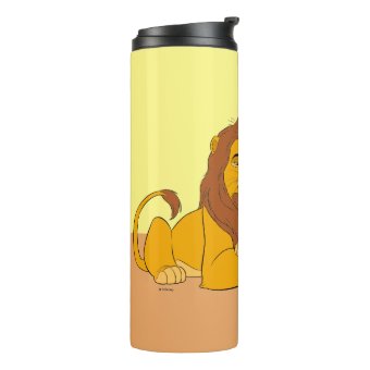 Mufasa & Simba Resting Thermal Tumbler | Zazzle