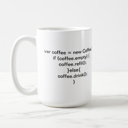Mug Coffee Algorithm | Zazzle.com