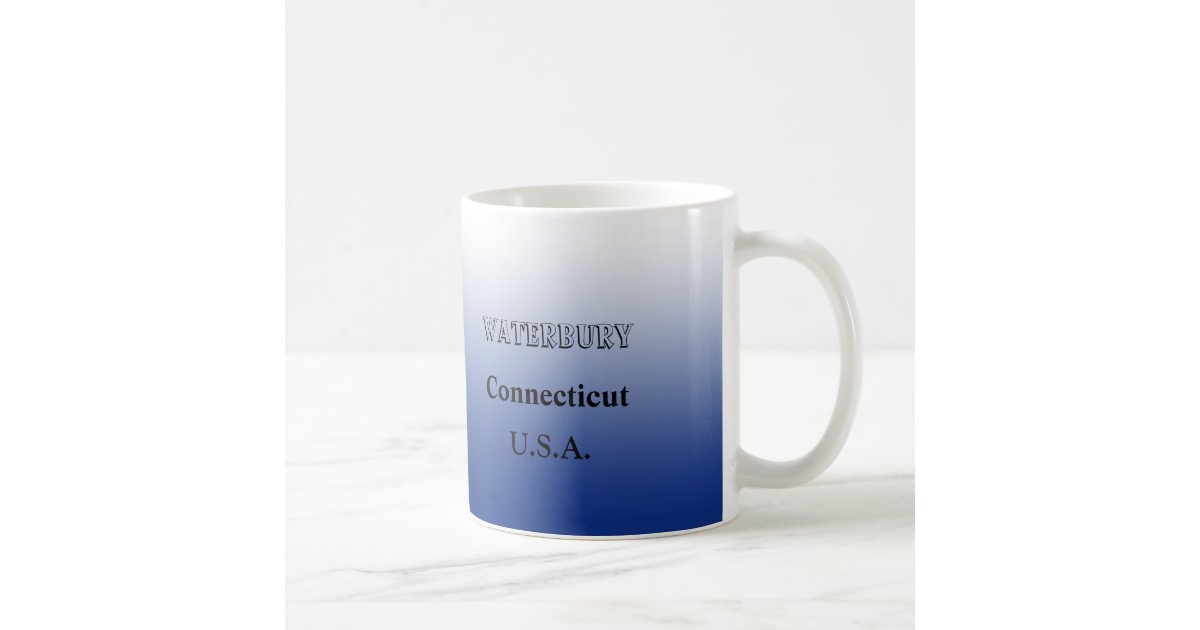 Mug - Connecticut State Map with City | Zazzle