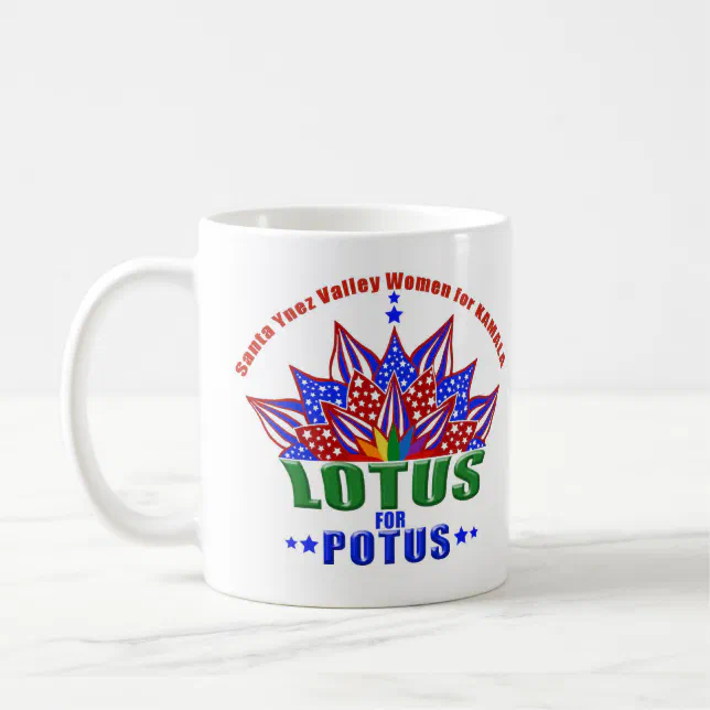 Mug featuring the logo of SYV Lotus for POTUS | Zazzle