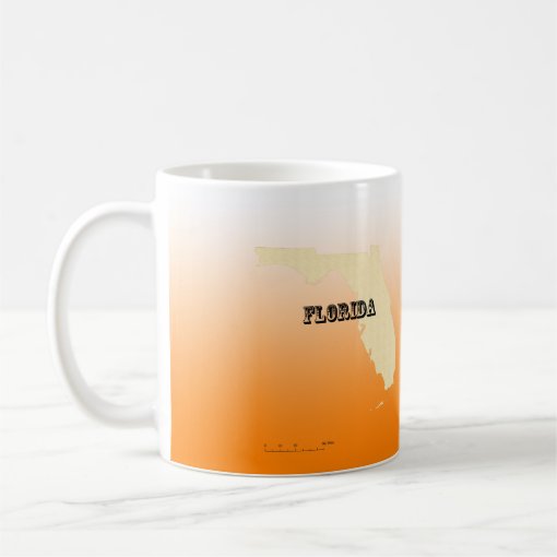 Mug - Florida State Map with City | Zazzle