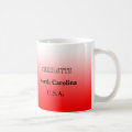 Mug - North Carolina State Map with City | Zazzle