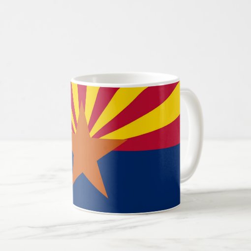 Mug with Flag of Arizona State - USA | Zazzle