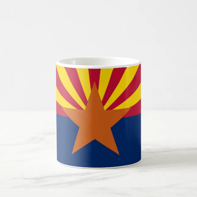 Mug with Flag of Arizona State - USA | Zazzle