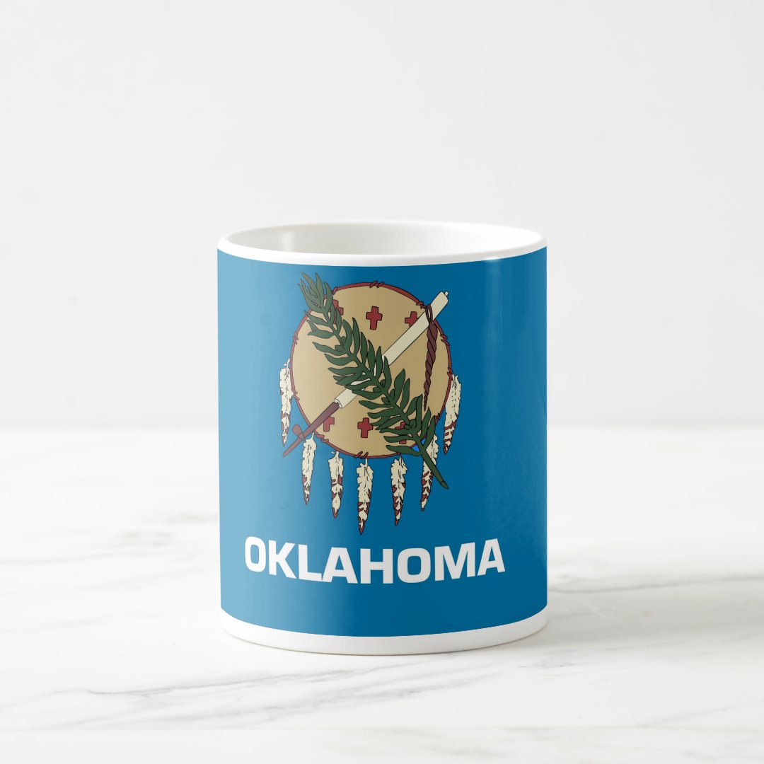 Mug with Flag of Oklahoma State - USA | Zazzle