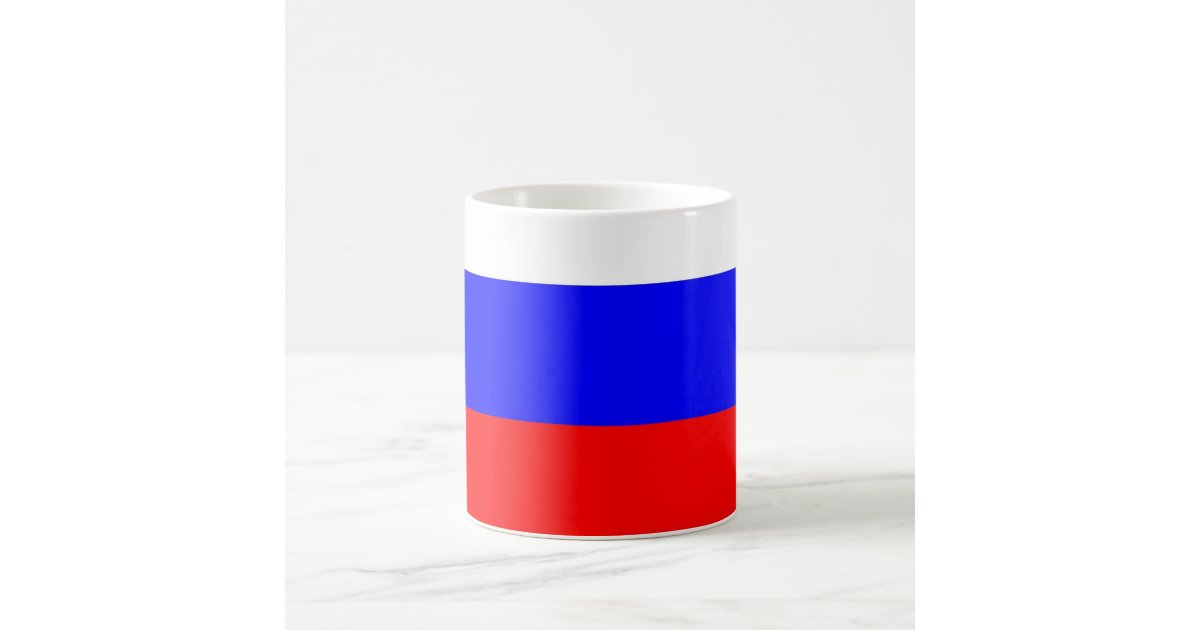 Mug with Flag of Russia | Zazzle