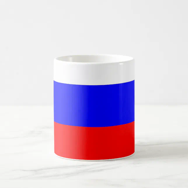 Mug with Flag of Russia | Zazzle