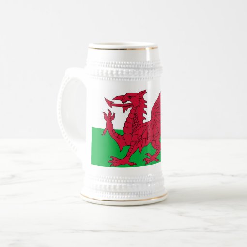Mug with Flag of the Wales | Zazzle