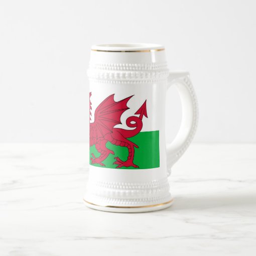 Mug with Flag of the Wales | Zazzle