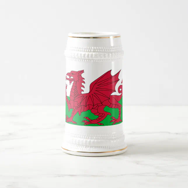 Mug with Flag of the Wales | Zazzle