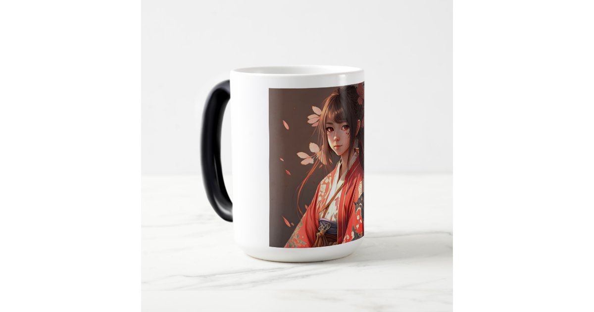 Mugs for Anime Otaku Beauty: Sip in Style w | Zazzle