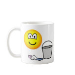 Cleaning emoticon : Emoticons @ emofaces.com