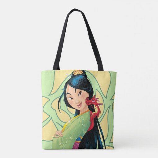 Mulan and Mushu 2 Tote Bag | Zazzle