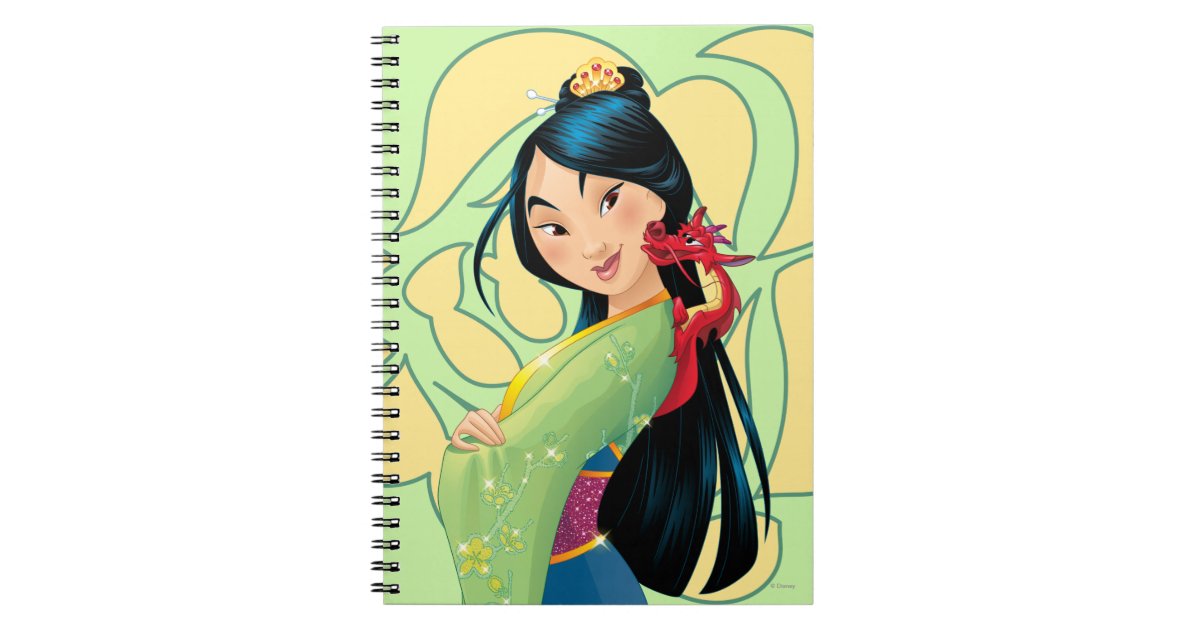 Mulan and Mushu Notebook | Zazzle