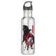 Mulan Beside Black Wind Illustration Stainless Steel Water Bottle | Zazzle