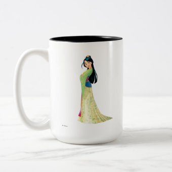 Mulan | Fearless Dreamer Two-Tone Coffee Mug | Zazzle