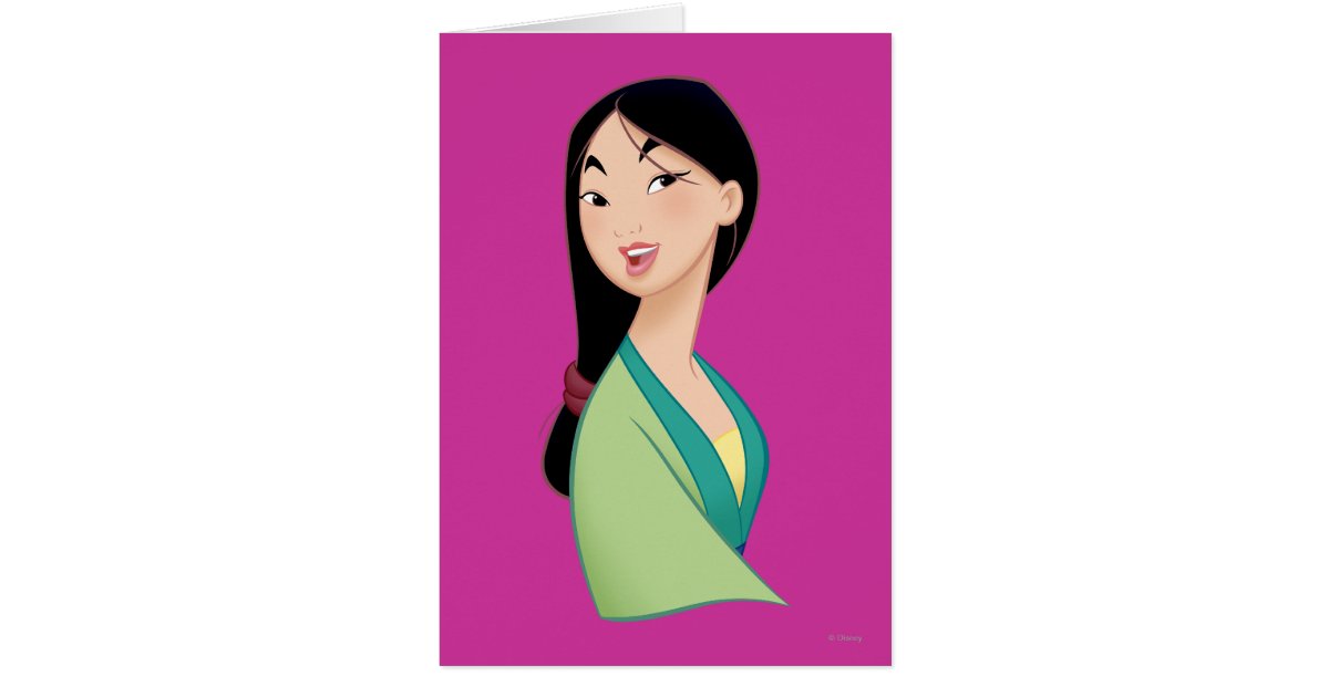 Mulan Head Turned | Zazzle
