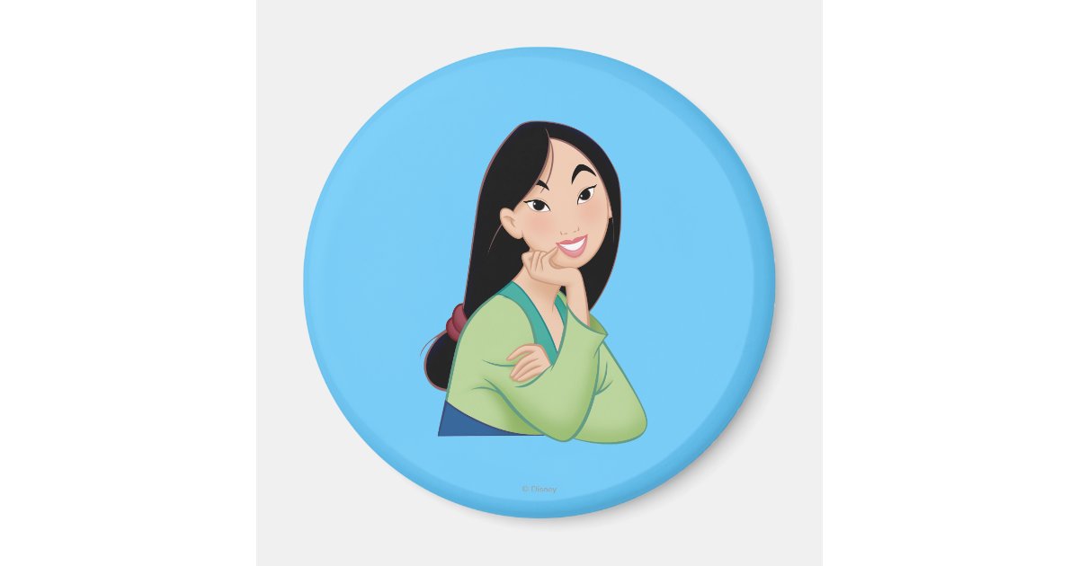 Mulan Headshot Magnet | Zazzle
