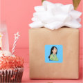 Mulan Headshot Square Sticker | Zazzle