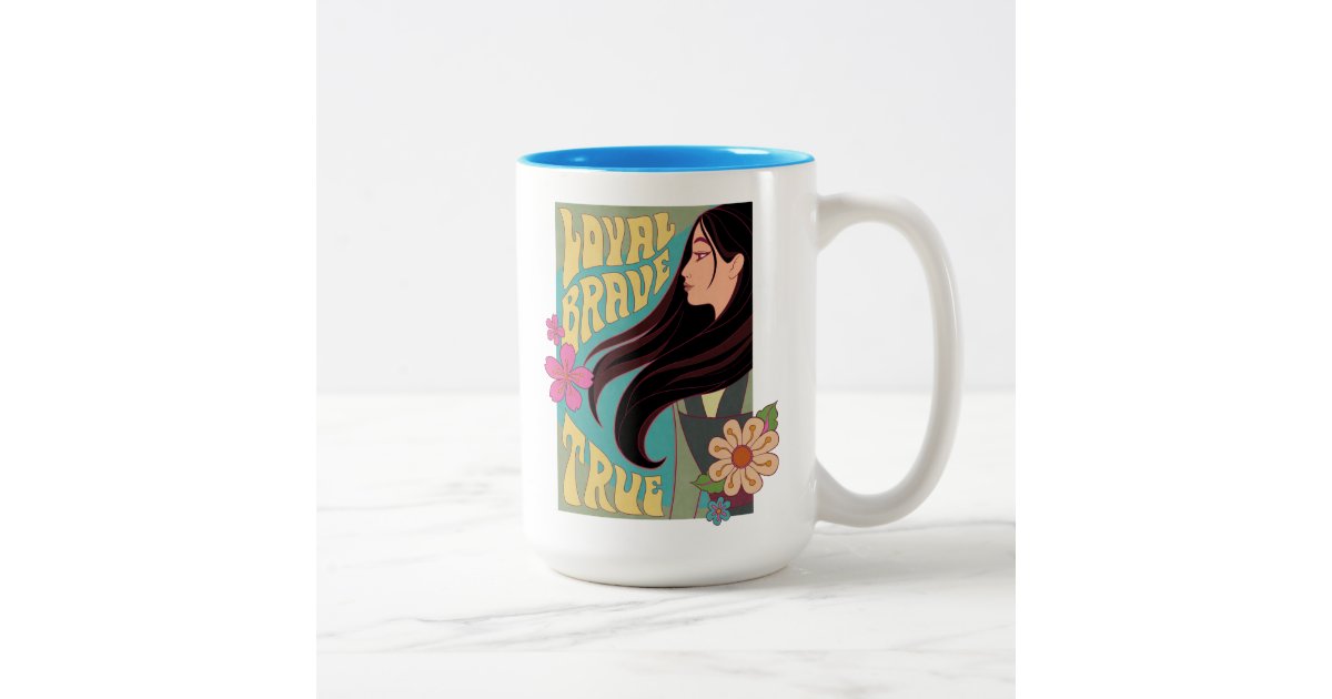 Mulan | Loyal Brave True Two-Tone Coffee Mug | Zazzle