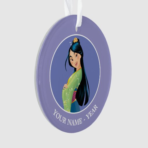 Mulan | Mulan Hands Crossed Add Your Name Ornament | Zazzle