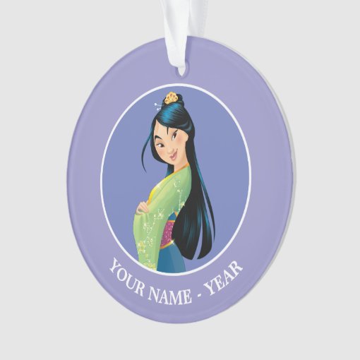 Mulan | Mulan Hands Crossed Add Your Name Ornament | Zazzle