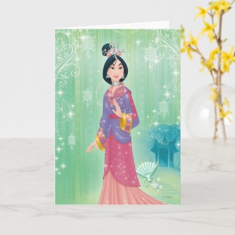 Mulan Princess Card | Zazzle