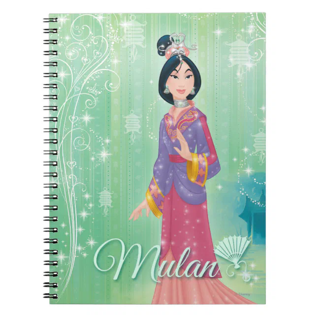 Mulan Princess Notebook | Zazzle