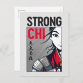Mulan "Strong Chi" Illustration Postcard | Zazzle