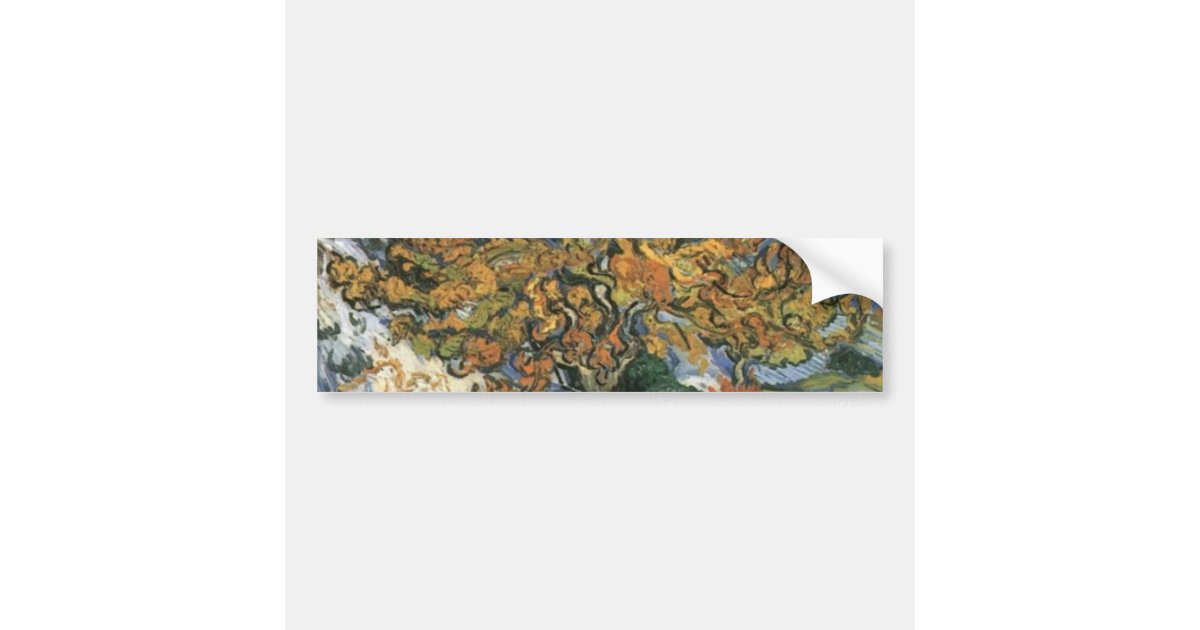 Mulberry Tree by van Gogh Bumper Sticker | Zazzle