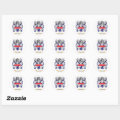 Mulder Coat of Arms (Family Crest) Classic Round Sticker | Zazzle