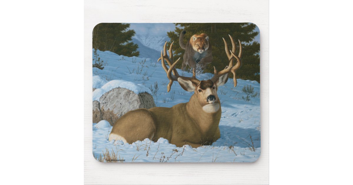 Mule Deer Mouse Pad | Zazzle