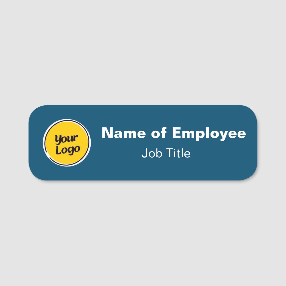 Multi Color Employee Magnetic Or Safety Pin Name Tag - Snuggle Hamster ...