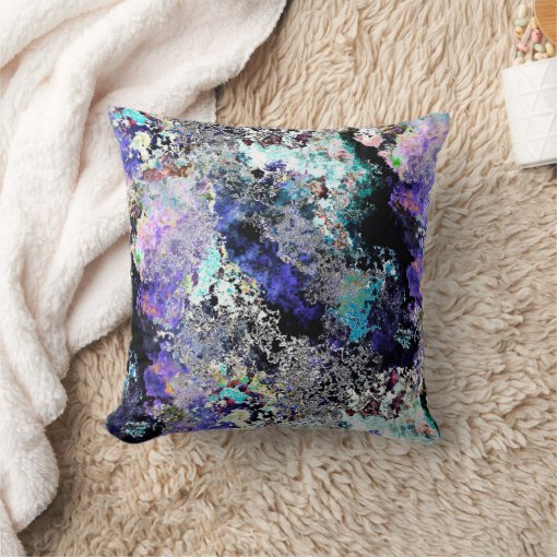 Multi-Color Modern Industrial Abstract Pattern Throw Pillow | Zazzle