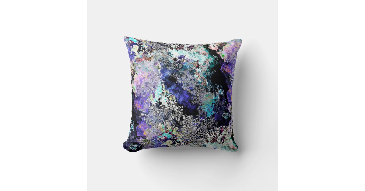 Multi-Color Modern Industrial Abstract Pattern Throw Pillow | Zazzle