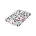 Multi-Color Pattern Bath Mat | Zazzle