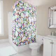 Multi-Color Pattern Shower Curtain | Zazzle