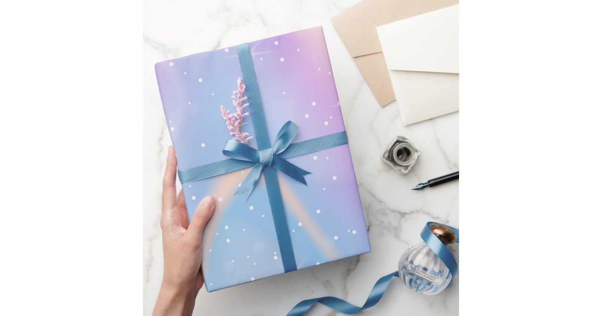 Multi Color Rainbow Watercolor Wrapping Paper | Zazzle