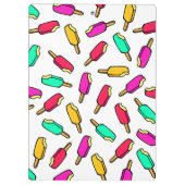 Multi Color Summer Popsicle Pattern Clipboard | Zazzle