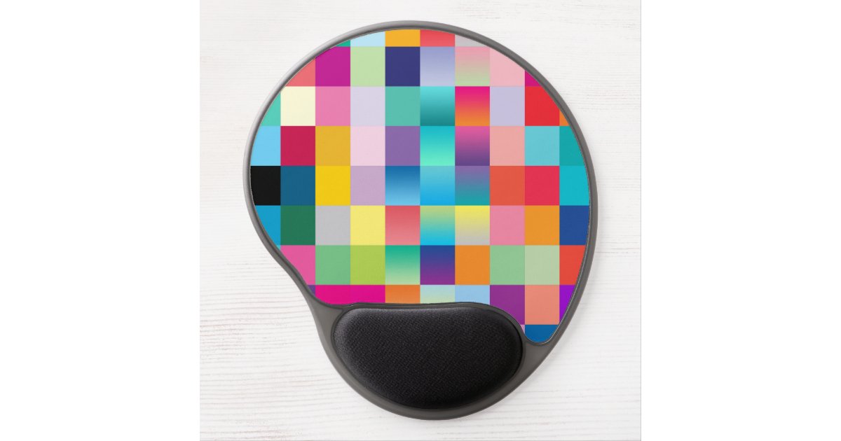 “Multi Colored Design” Gel Mouse Pad | Zazzle