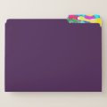 Multi-colored + purple file folder | Zazzle