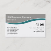 Multi-Line Insurance Agent Business Card | Zazzle