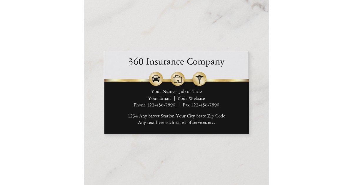 Multi Line Insurance Business Cards | Zazzle