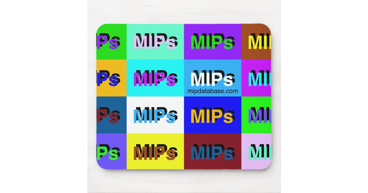multi mips logo mousepad | Zazzle