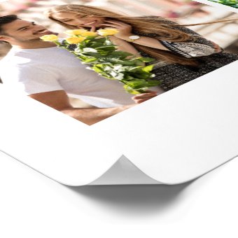 Multi Photo 54 Picture Grid Collage White Poster | Zazzle