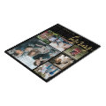 Multi photo collage family script modern keepsake jigsaw puzzle | Zazzle