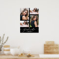 Multi Photo Graduation Party Poster | Zazzle